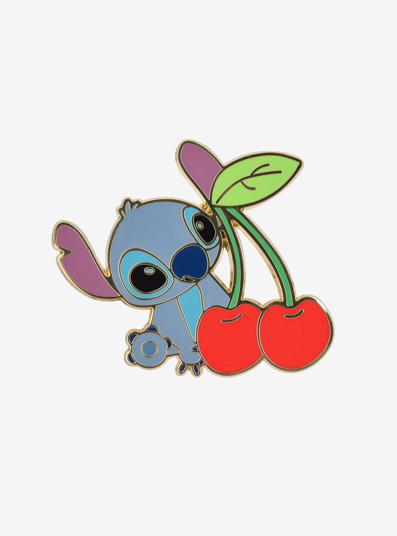 Disney Lilo & Stitch with Cherries Enamel Pin - BoxLunch Exclusive ...