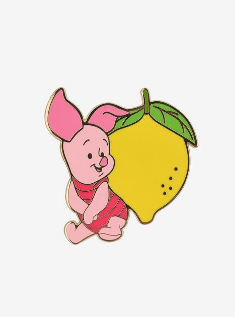 Disney Winnie the Pooh Piglet with Lemon Enamel Pin - BoxLunch ...