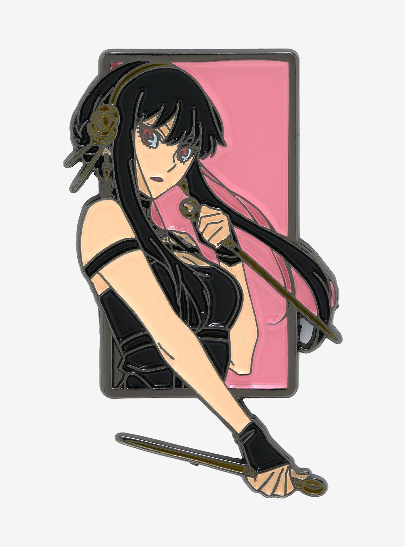 Spy x Family Yor Forger Pink Rectangle Frame Enamel Pin | BoxLunch