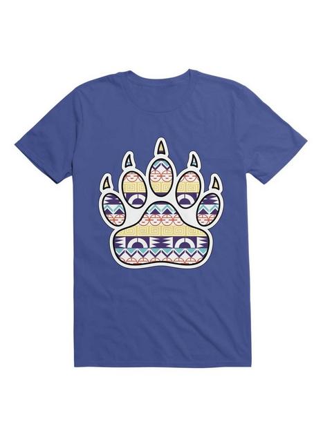 Kawaii Native American Bear Paw T-Shirt - BLUE | Hot Topic