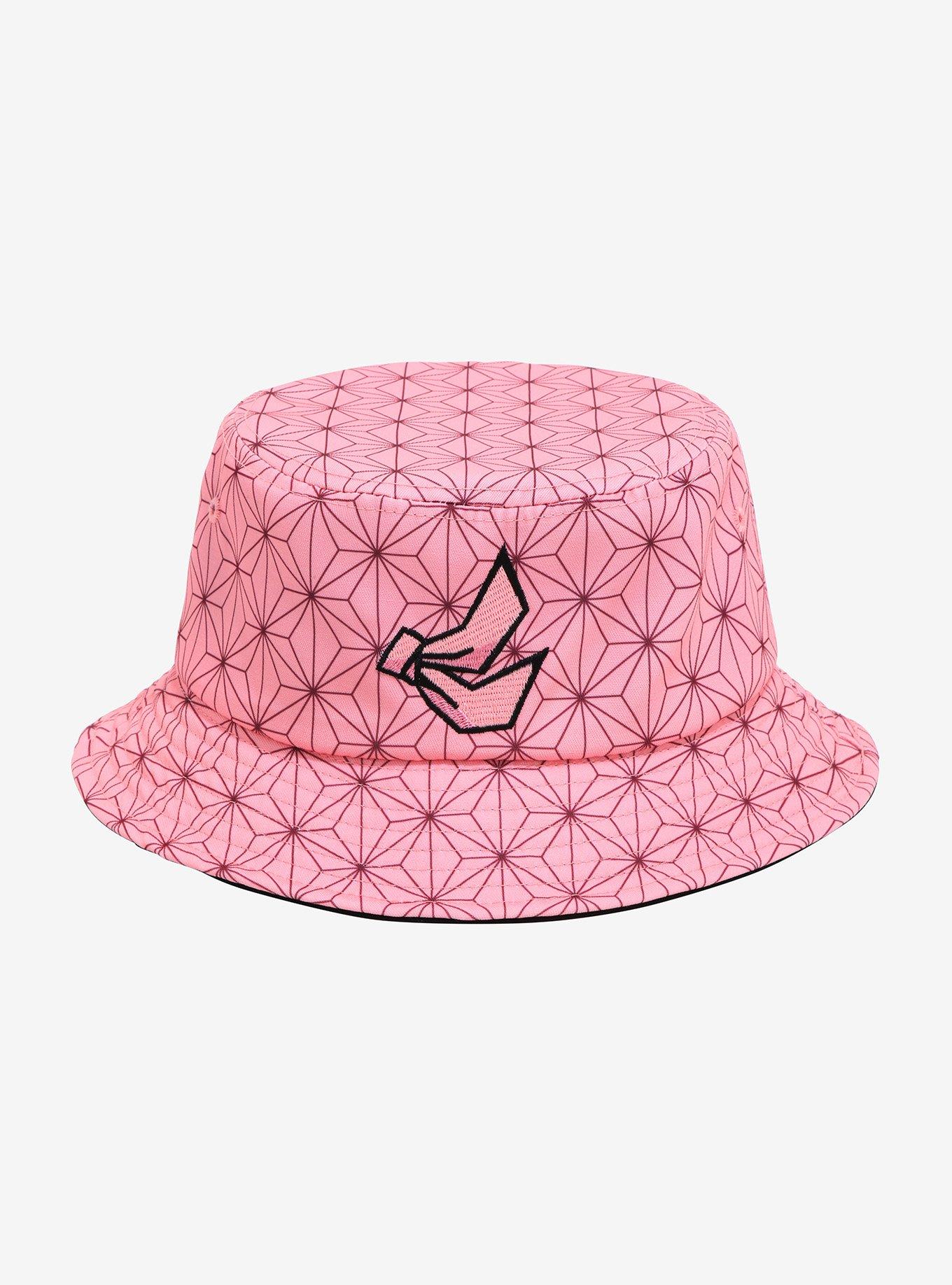 Demon Slayer: Kimetsu no Yaiba Nezuko Kamado Embroidered Bucket Hat ...