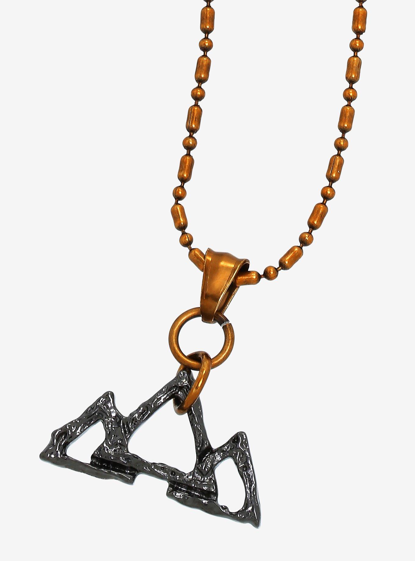 DC Comics Black Adam Logo Necklace | BoxLunch