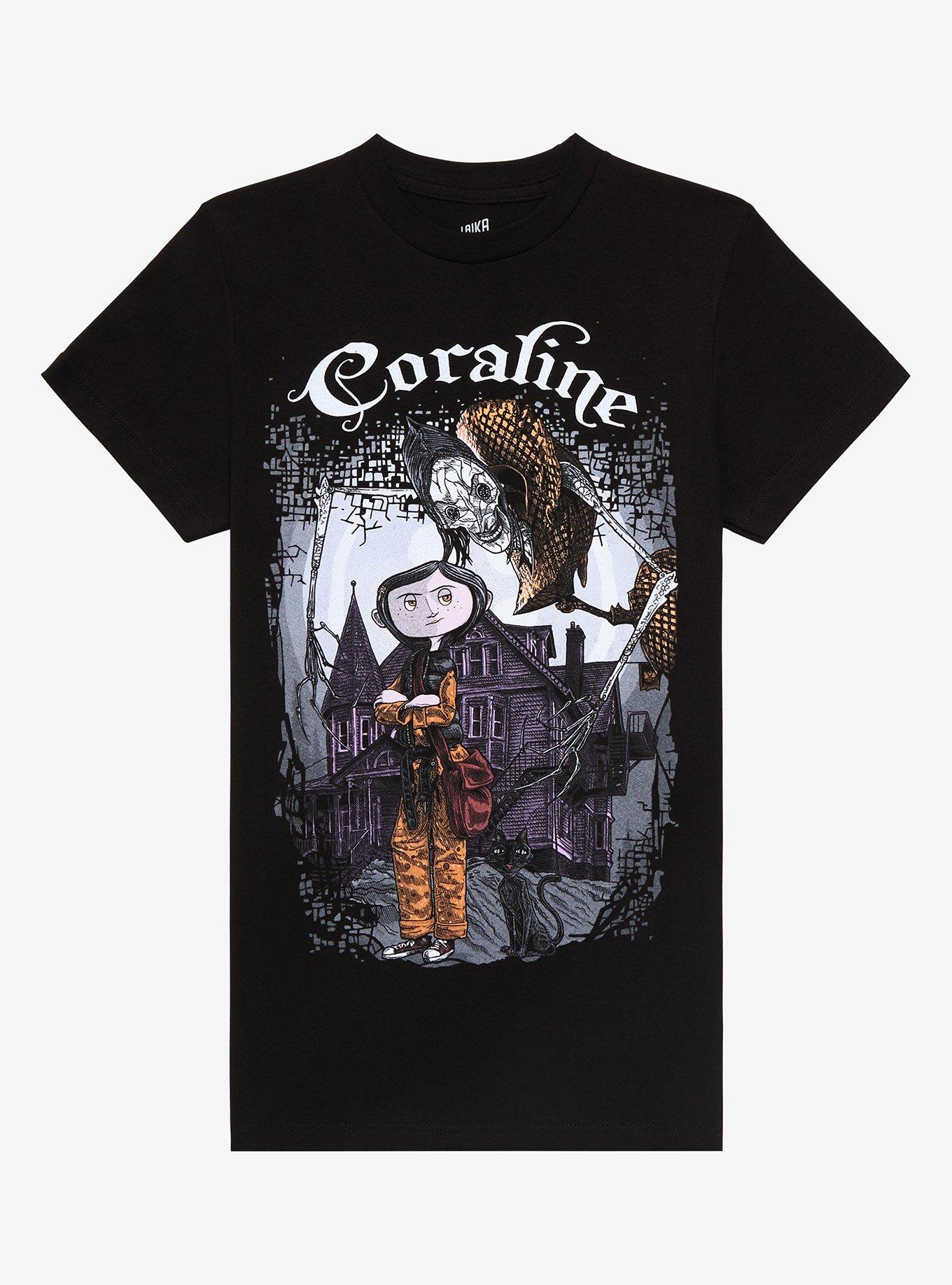 Coraline Beldam Boyfriend Fit Girls T-Shirt | Hot Topic
