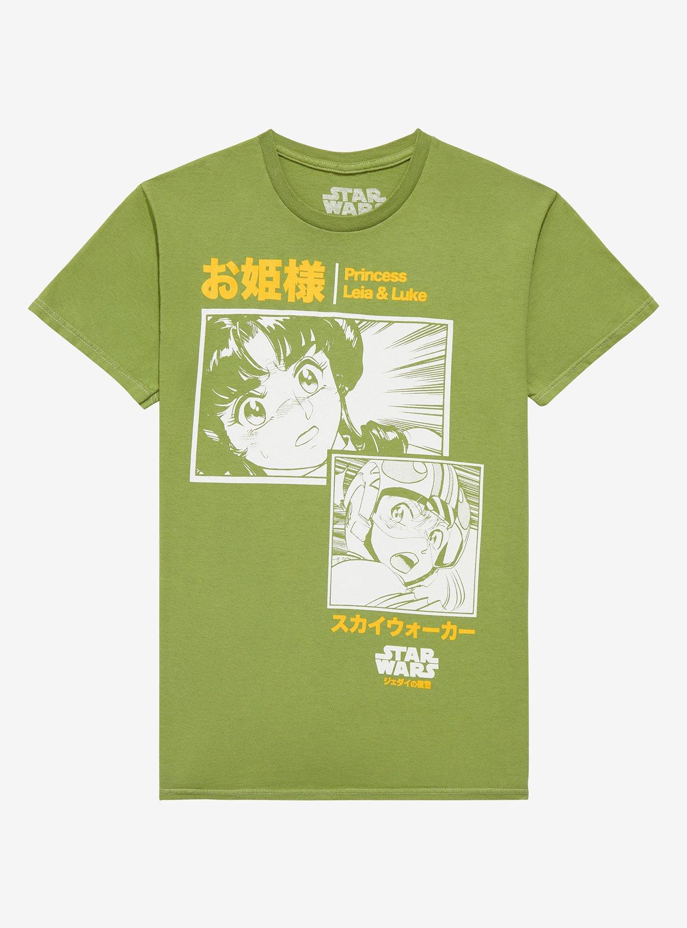 Star Wars Anime Panels Boyfriend Fit Girls T-Shirt | Hot Topic