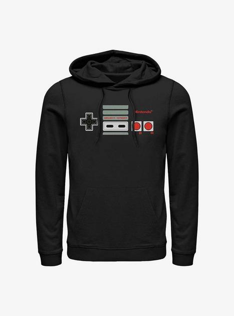 Nintendo NES Controller Hoodie - BLACK | Hot Topic
