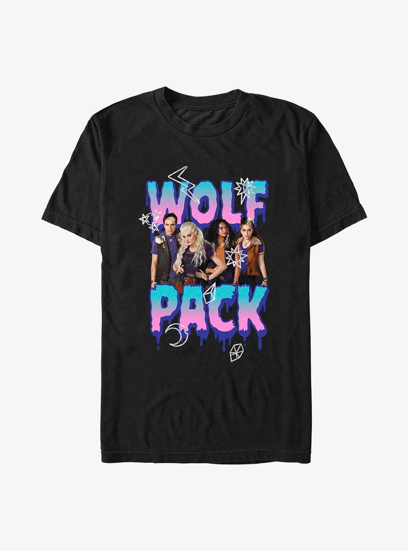Disney Zombies Wolf Pack Zombies T-Shirt - BLACK | BoxLunch