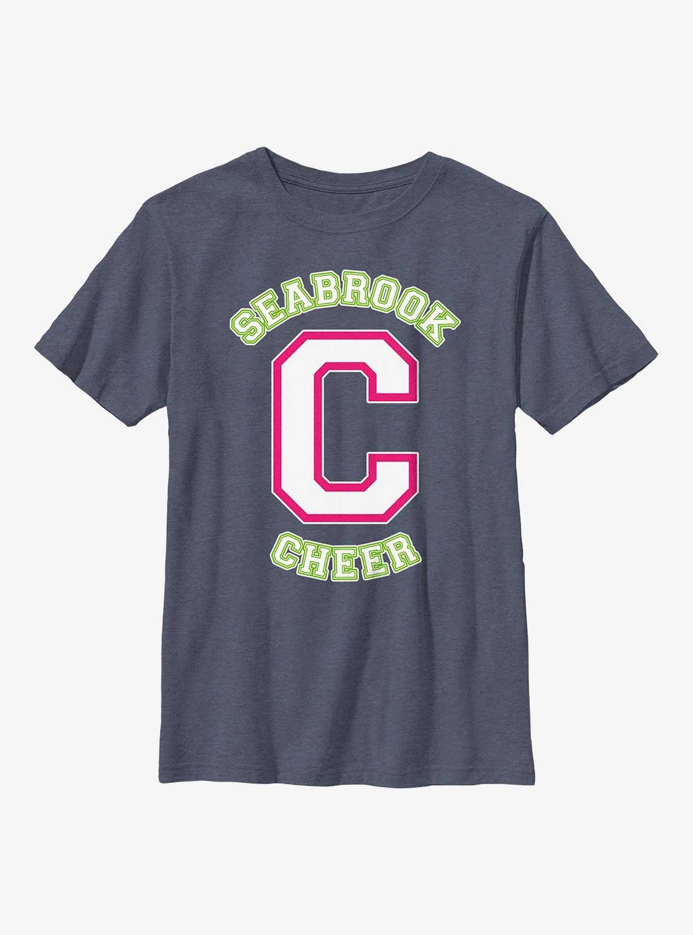 Disney Zombies Seabrook Cheer Circle Youth T-Shirt - BLUE | BoxLunch