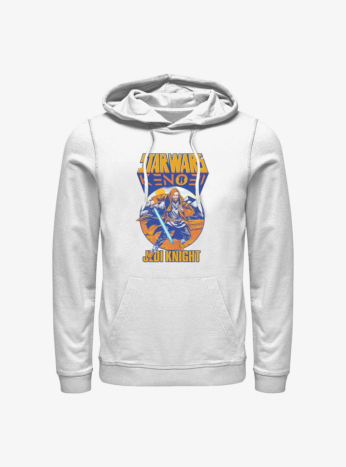 Star Wars Obi-Wan Kenobi Jedi Knight Hoodie - WHITE | BoxLunch