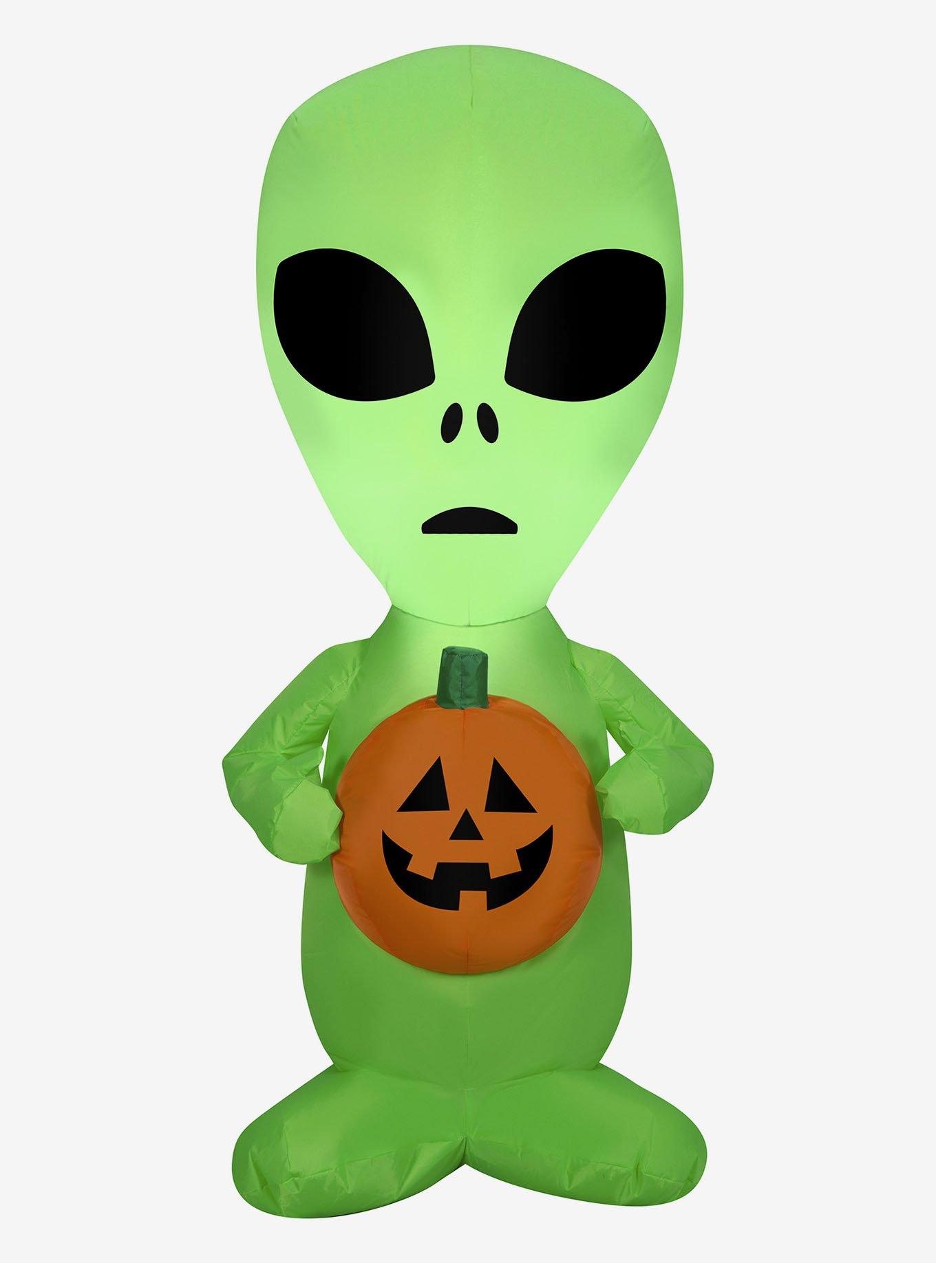 Alien Jack-O'-Lantern Airblown | Hot Topic