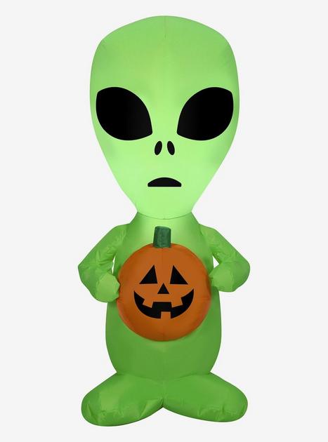 Alien Jack-O'-Lantern Airblown | Hot Topic