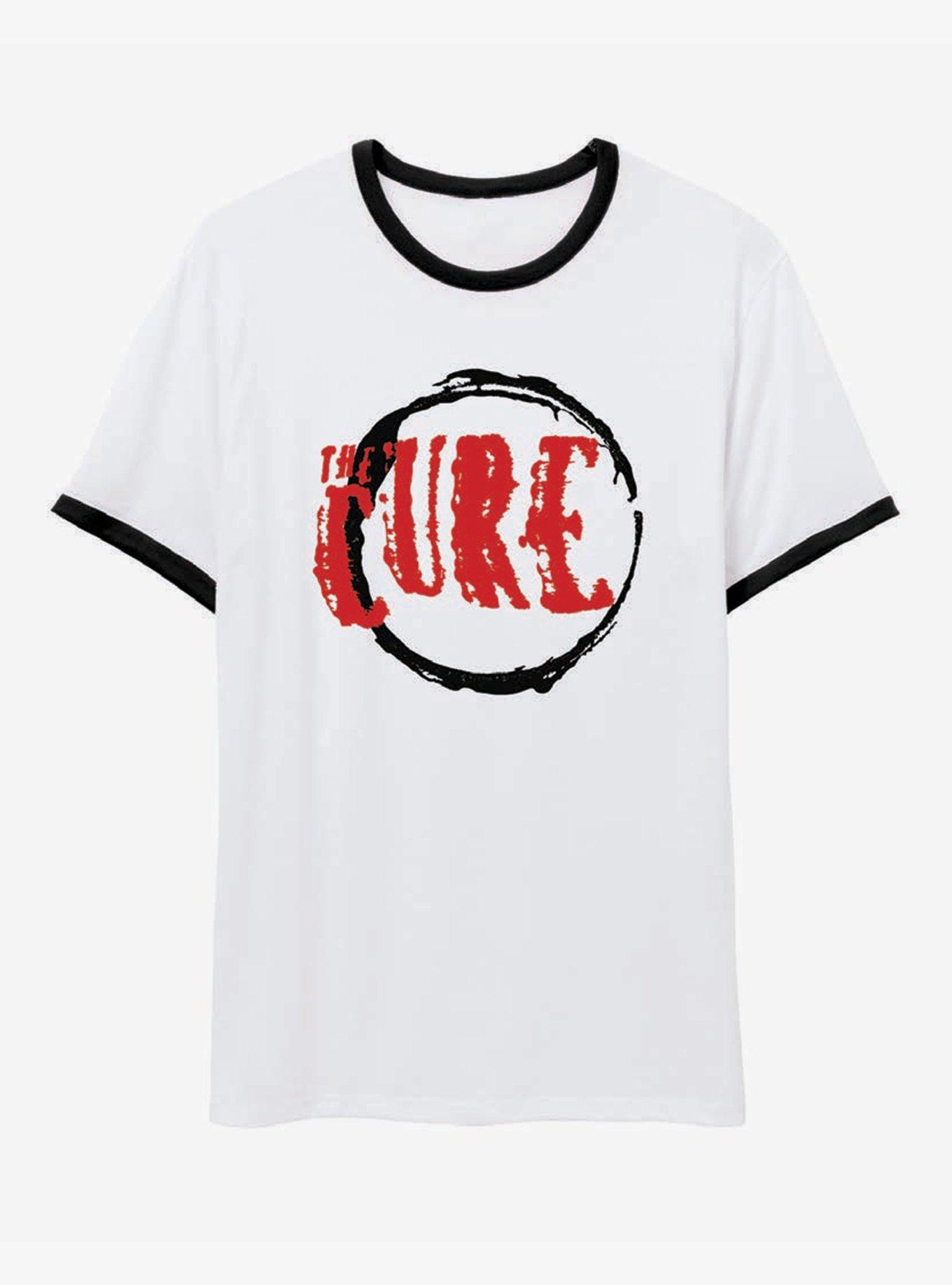 The Cure Logo Boyfriend Fit Girls Ringer T-Shirt | Hot Topic