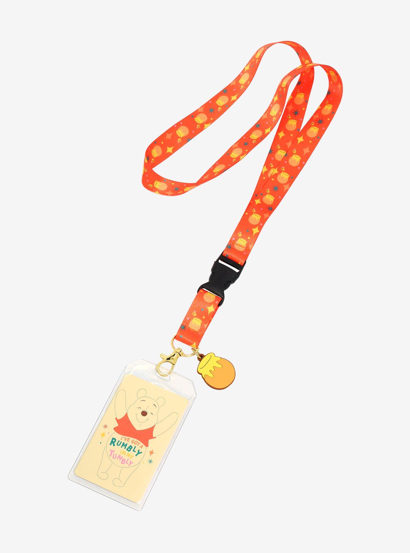 Loungefly Disney Winnie The Pooh Rumbly In My Tumbly Lanyard Boxlunch Exclusive Boxlunch