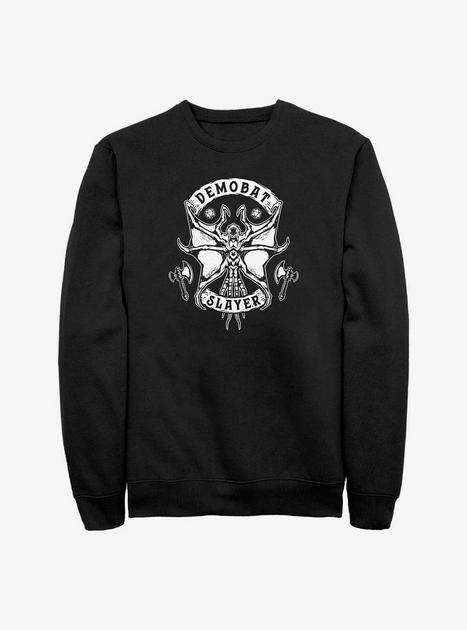 Stranger Things Demobat Slayer Sweatshirt - BLACK | Hot Topic