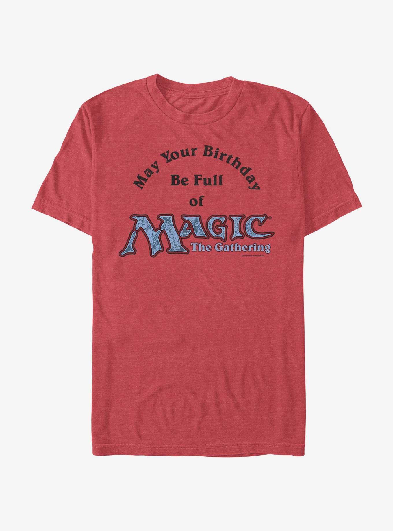Magic: The Gathering Birthday Full of Magic T-Shirt - RED | Hot Topic