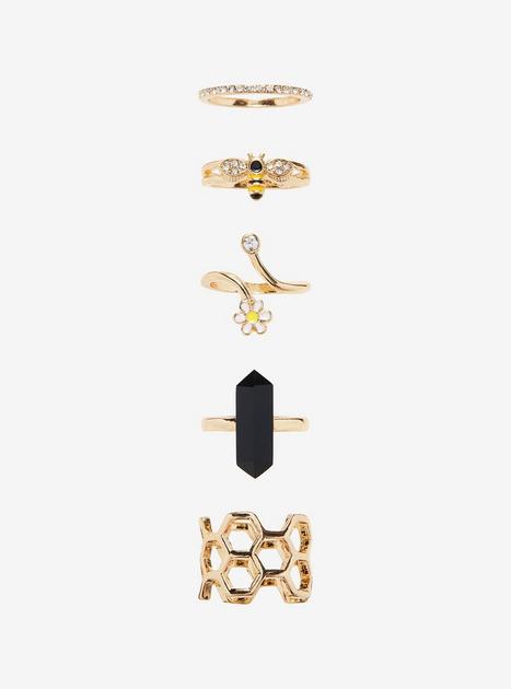 Honey Bee Ring Set | Hot Topic