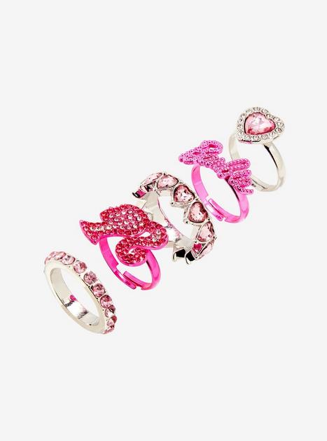 Barbie Bling Icons Ring Set | Hot Topic
