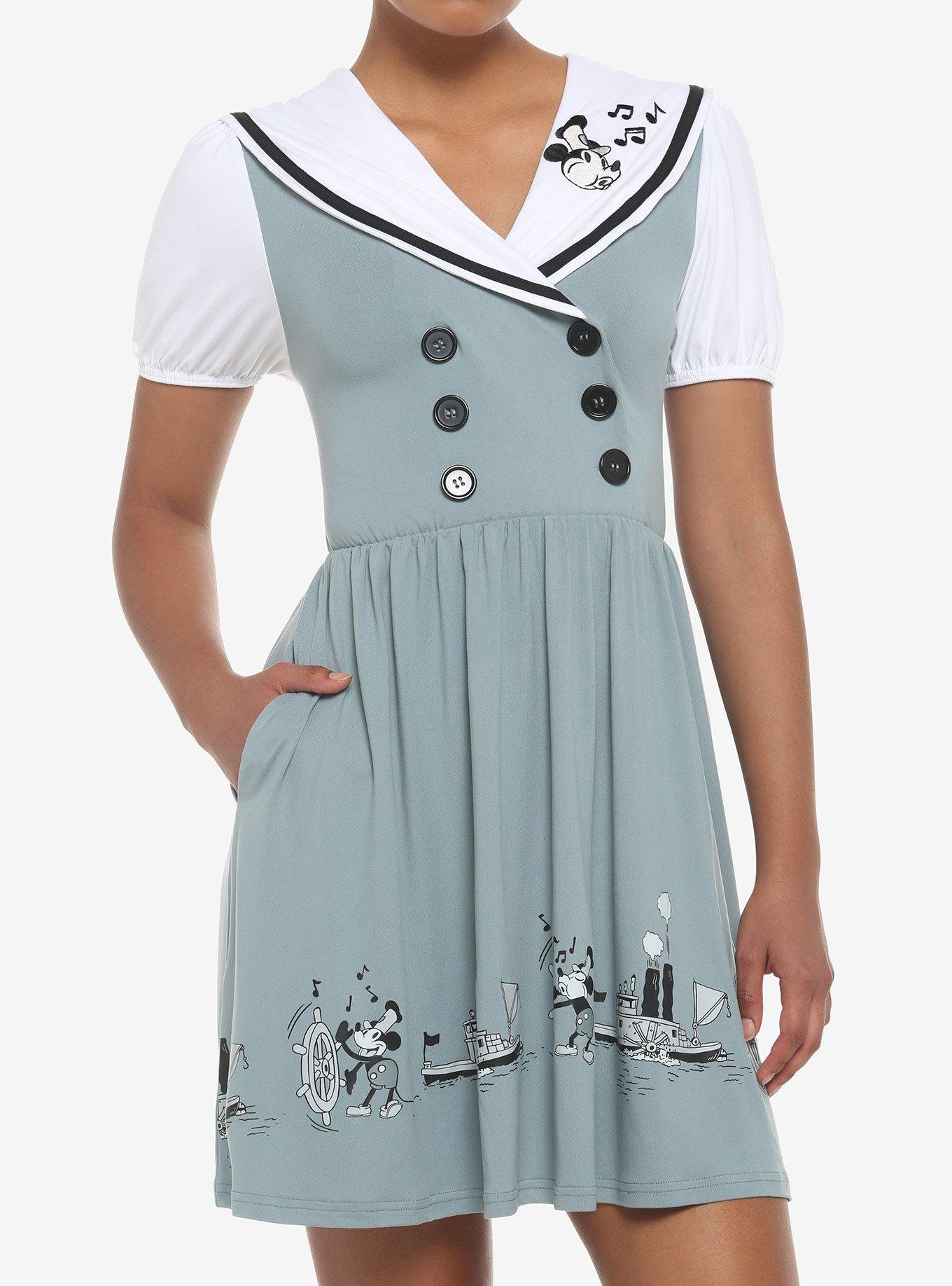 Disney Steamboat Willie Sailor Dress | Her Universe