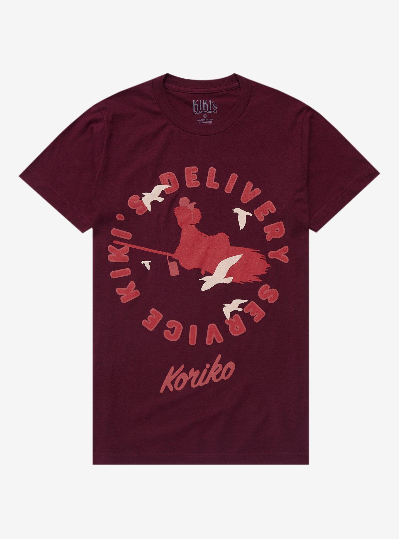 Studio Ghibli Kiki's Delivery Service Silhouette Women's T-Shirt ...