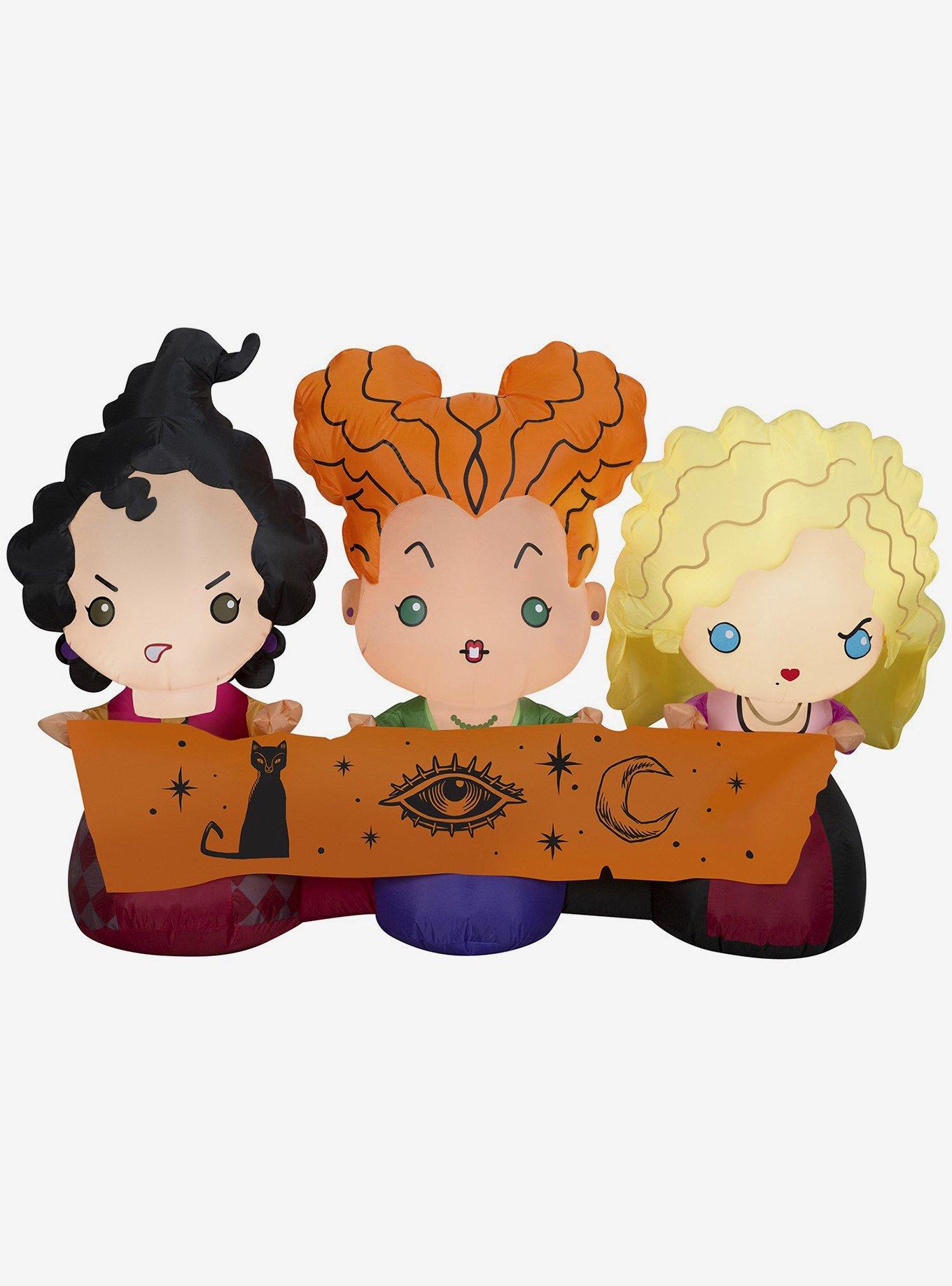 Disney Hocus Pocus Sisters 3.5-foot Airblown Inflatable | BoxLunch
