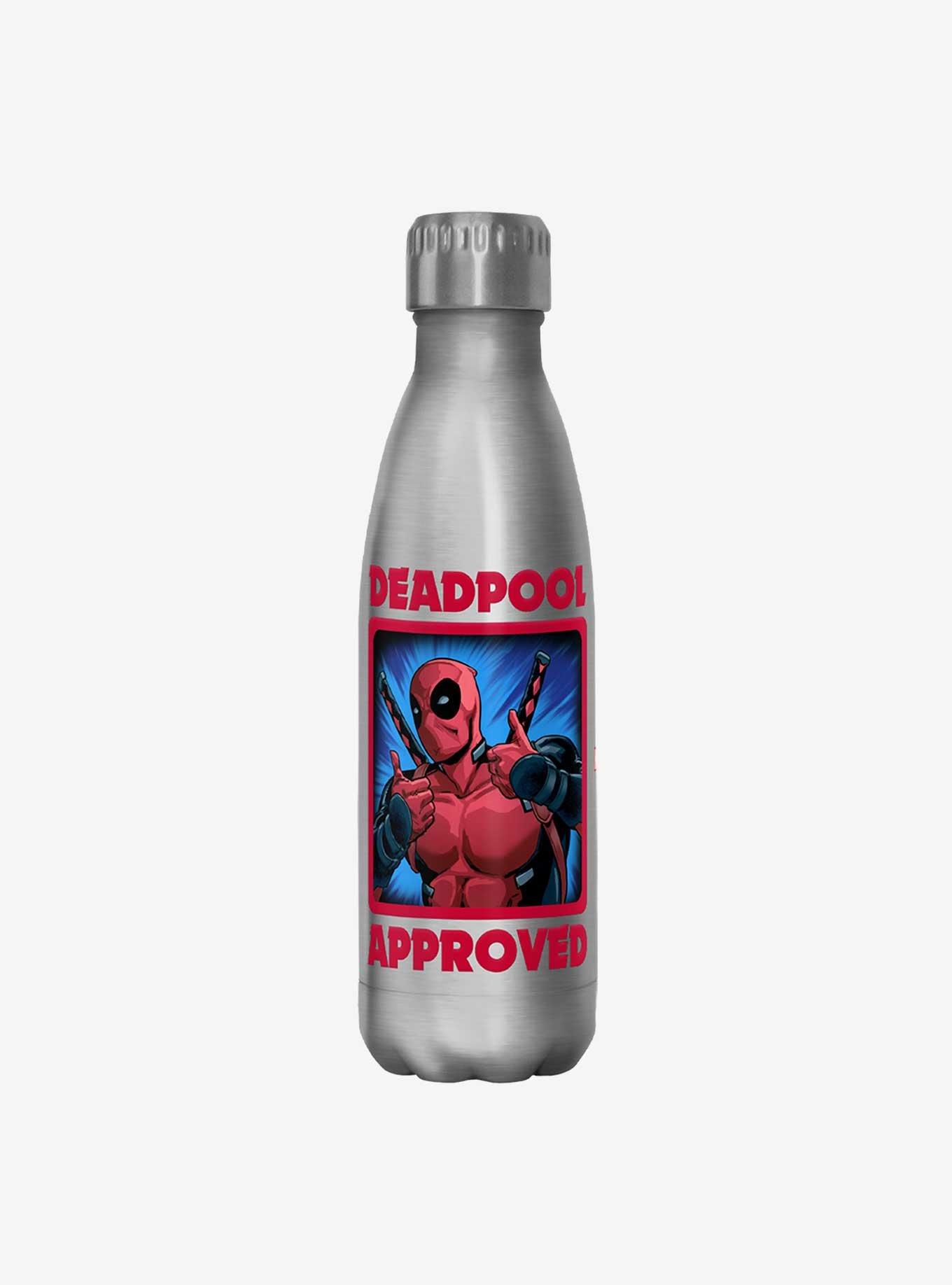 Marvel Deadpool Approved Stainless Steel Water Bottle - METALLIC | Hot ...