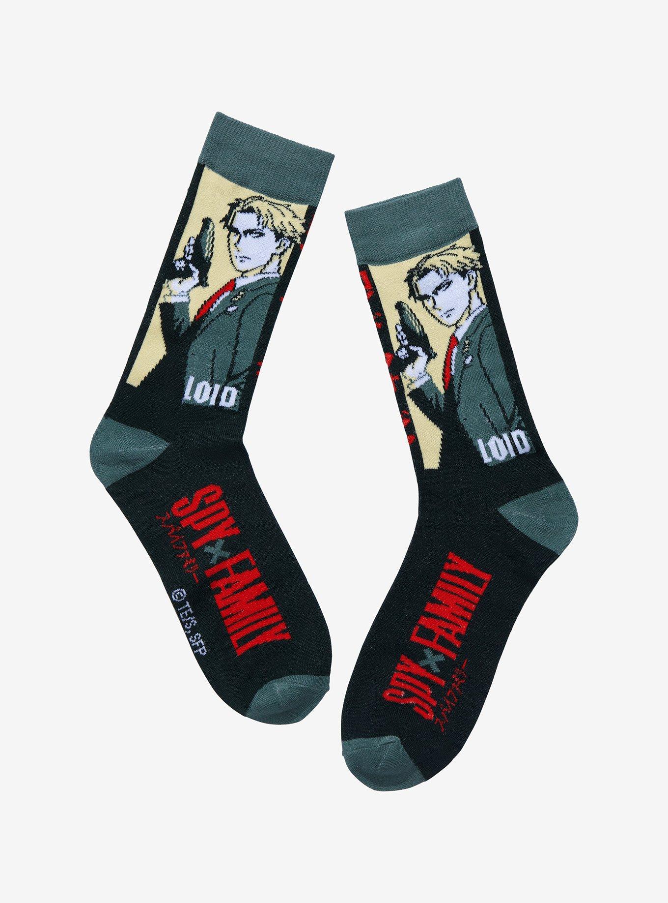Spy X Family Loid Forger Crew Socks | Hot Topic