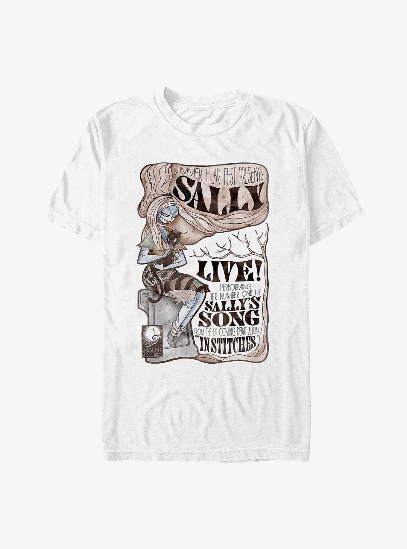 Disney The Nightmare Before Christmas Fest Sally Watercolor T-Shirt ...