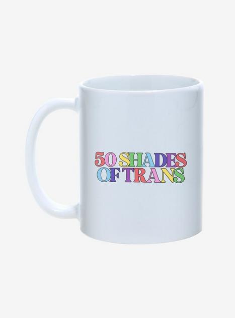 50 Shades of Trans Pride Mug 11oz - WHITE | Hot Topic