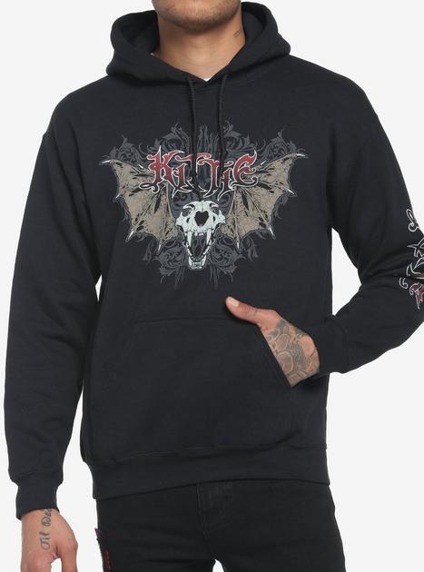 Kittie Winged Cat Skull Hoodie | Hot Topic