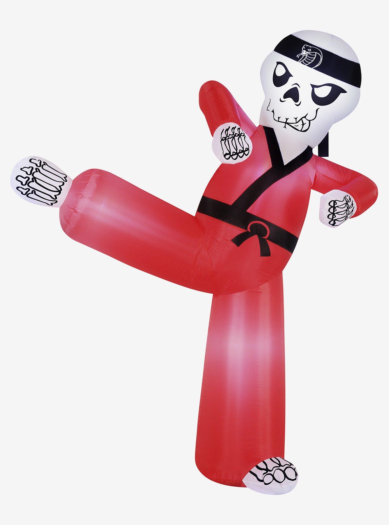 Karate Skeleton 6.5-foot Inflatable Airblown | Hot Topic