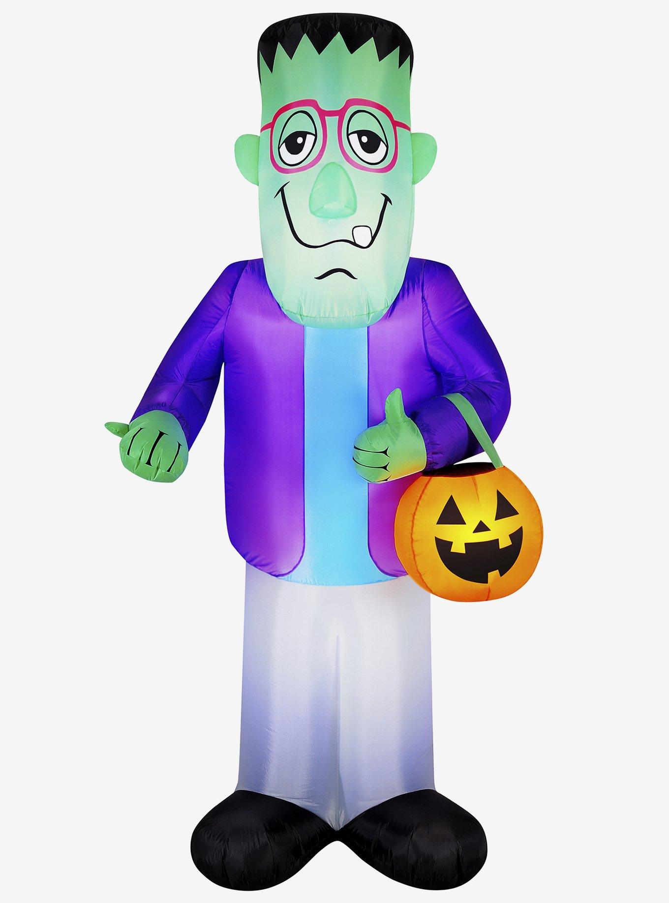 Trick-or-Treating Monster 7-foot Inflatable Airblown | Hot Topic