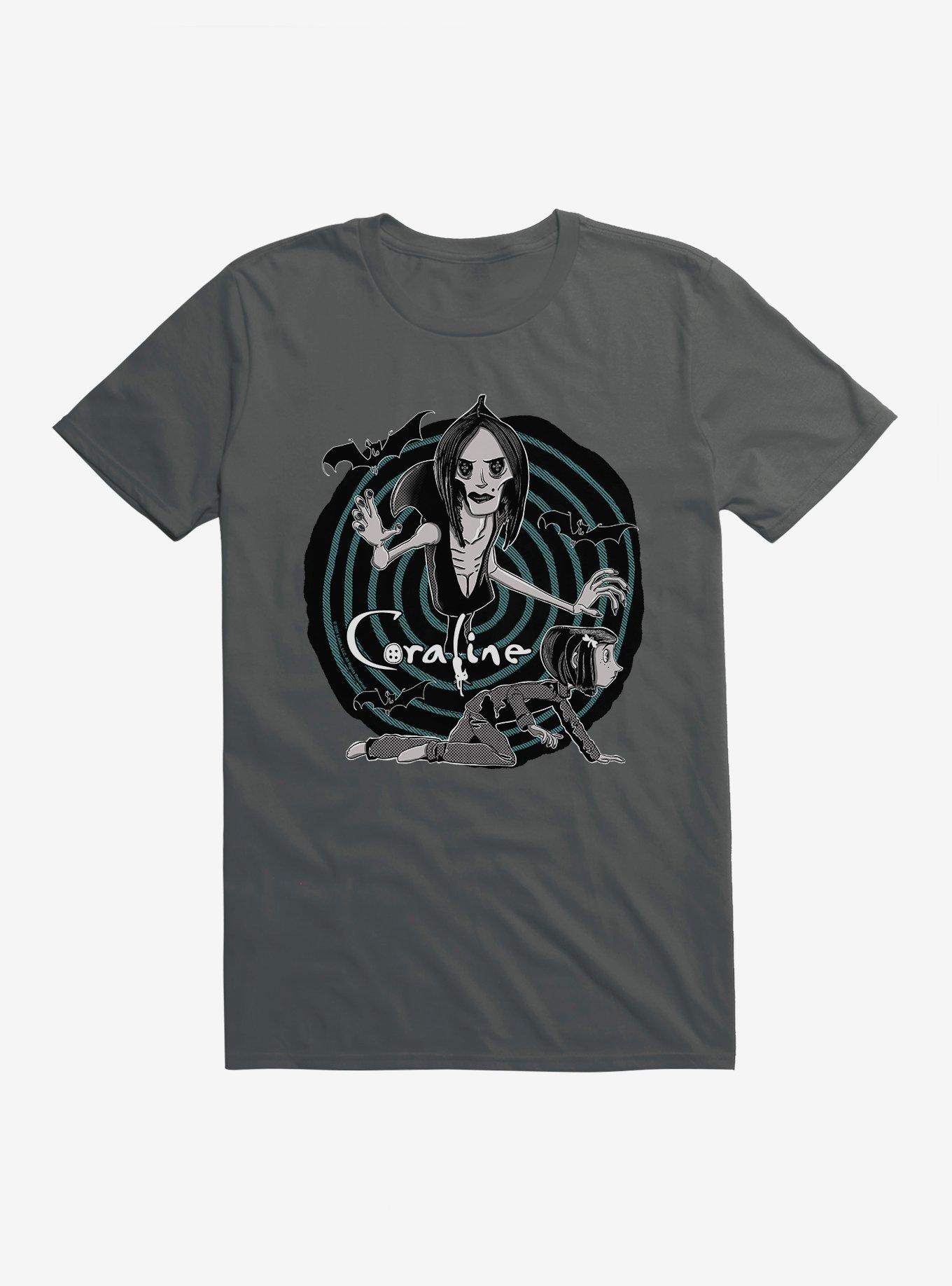 Coraline Other Mother Bats T Shirt Grey Hot Topic