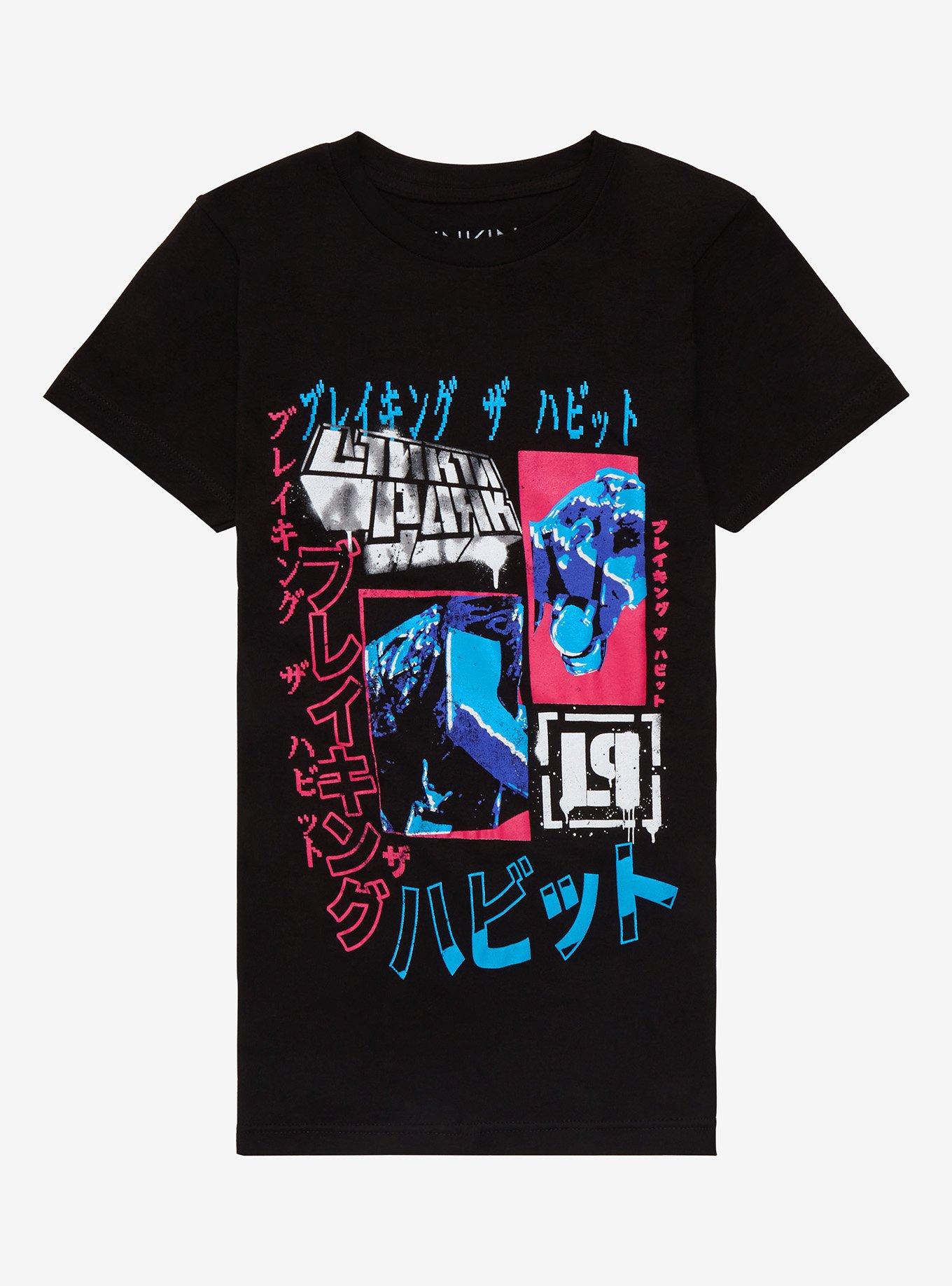 Linkin Park Neon Habit Boyfriend Fit Girls T-Shirt | Hot Topic