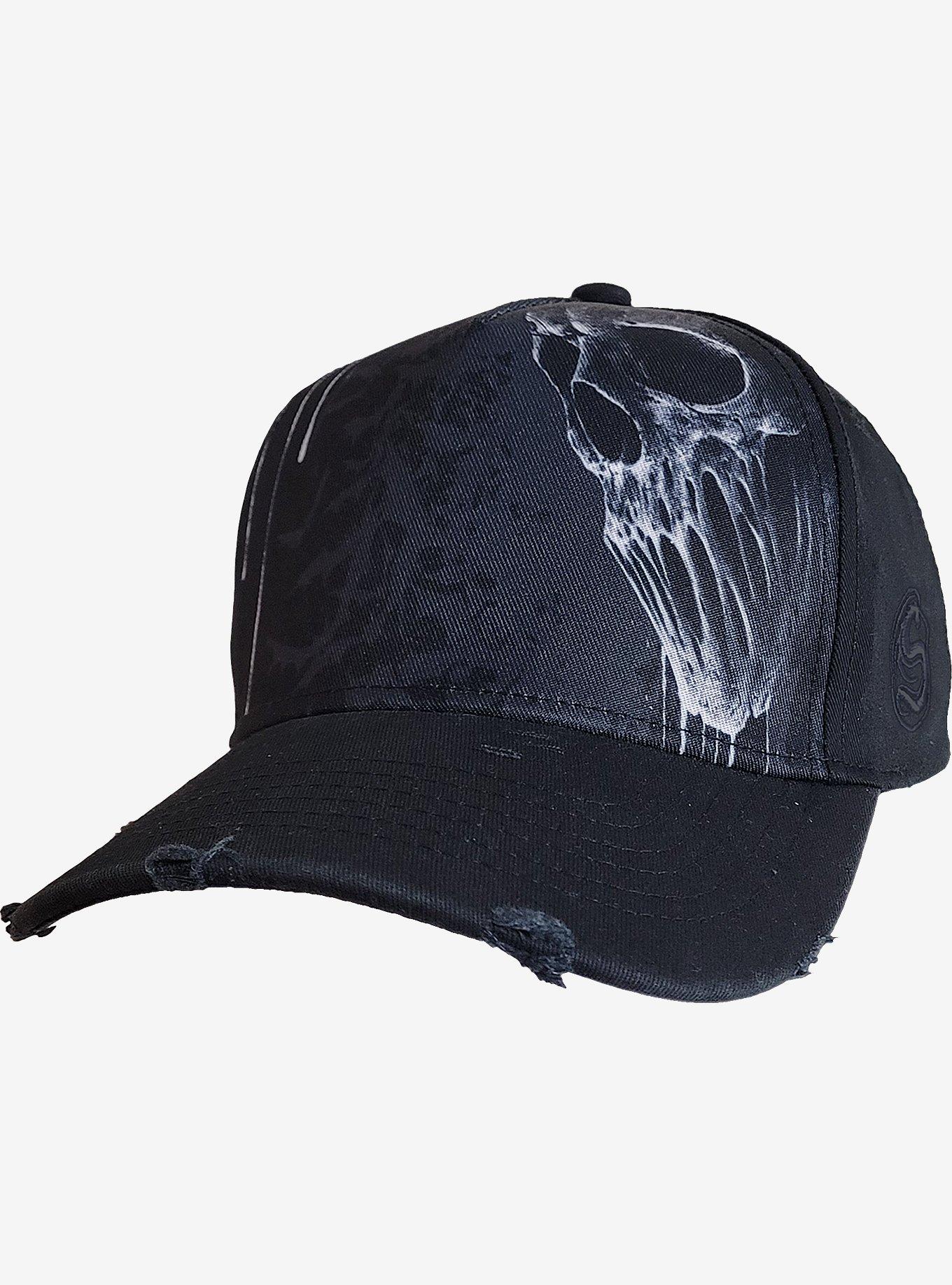 Bat Curse Distressed With Metal Clasp Baseball Cap | Hot Topic