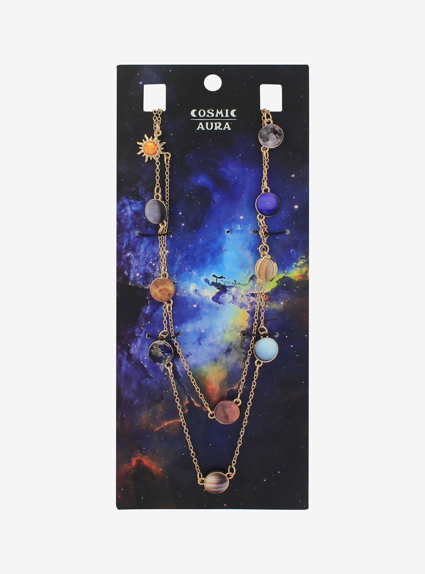 Planets Layered Necklace | Hot Topic