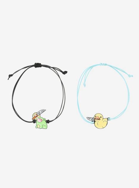 Frog Duck Weapon Best Friend Cord Bracelet Set | Hot Topic