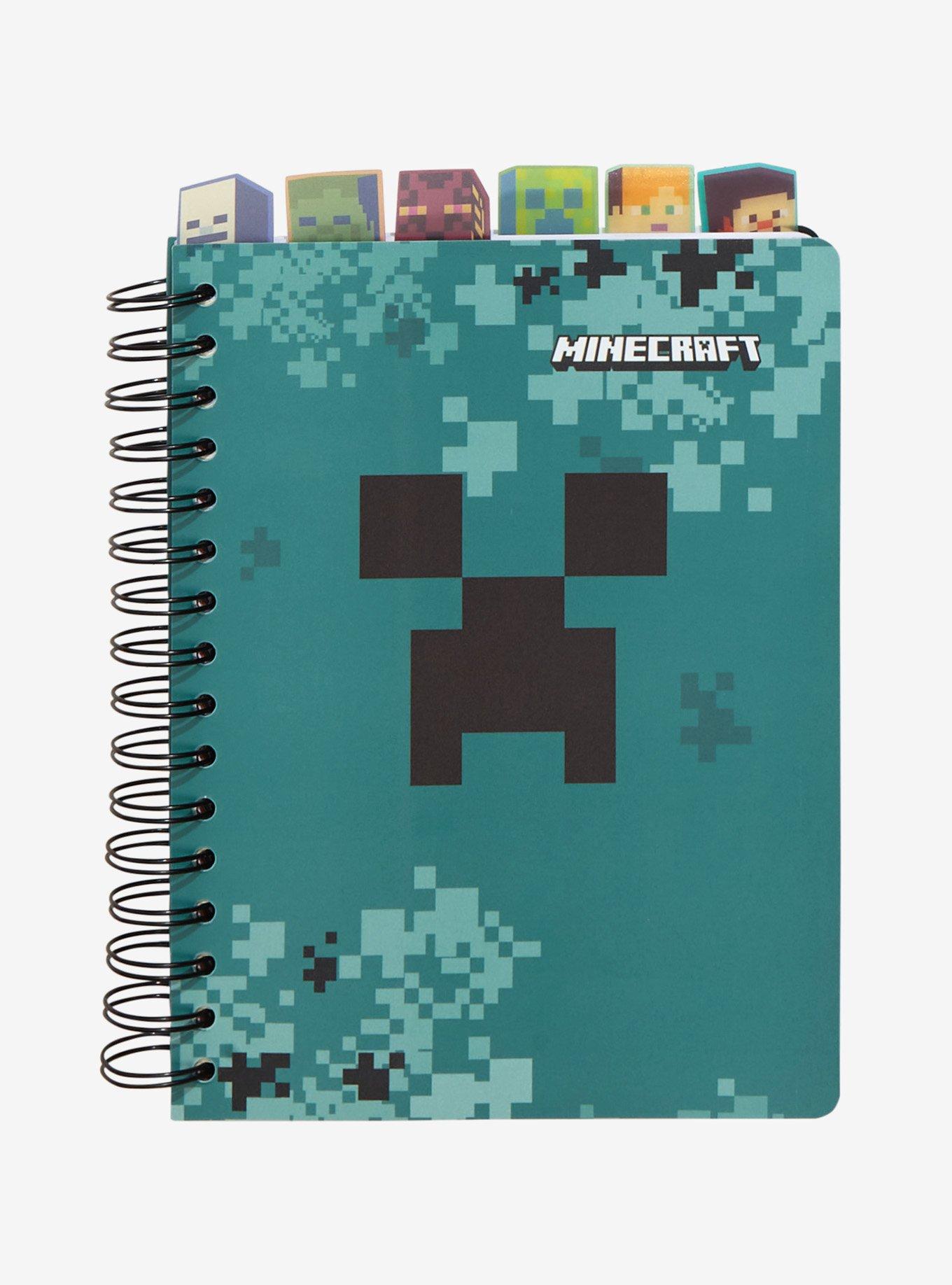 Minecraft Creeper Tabbed Journal | Hot Topic