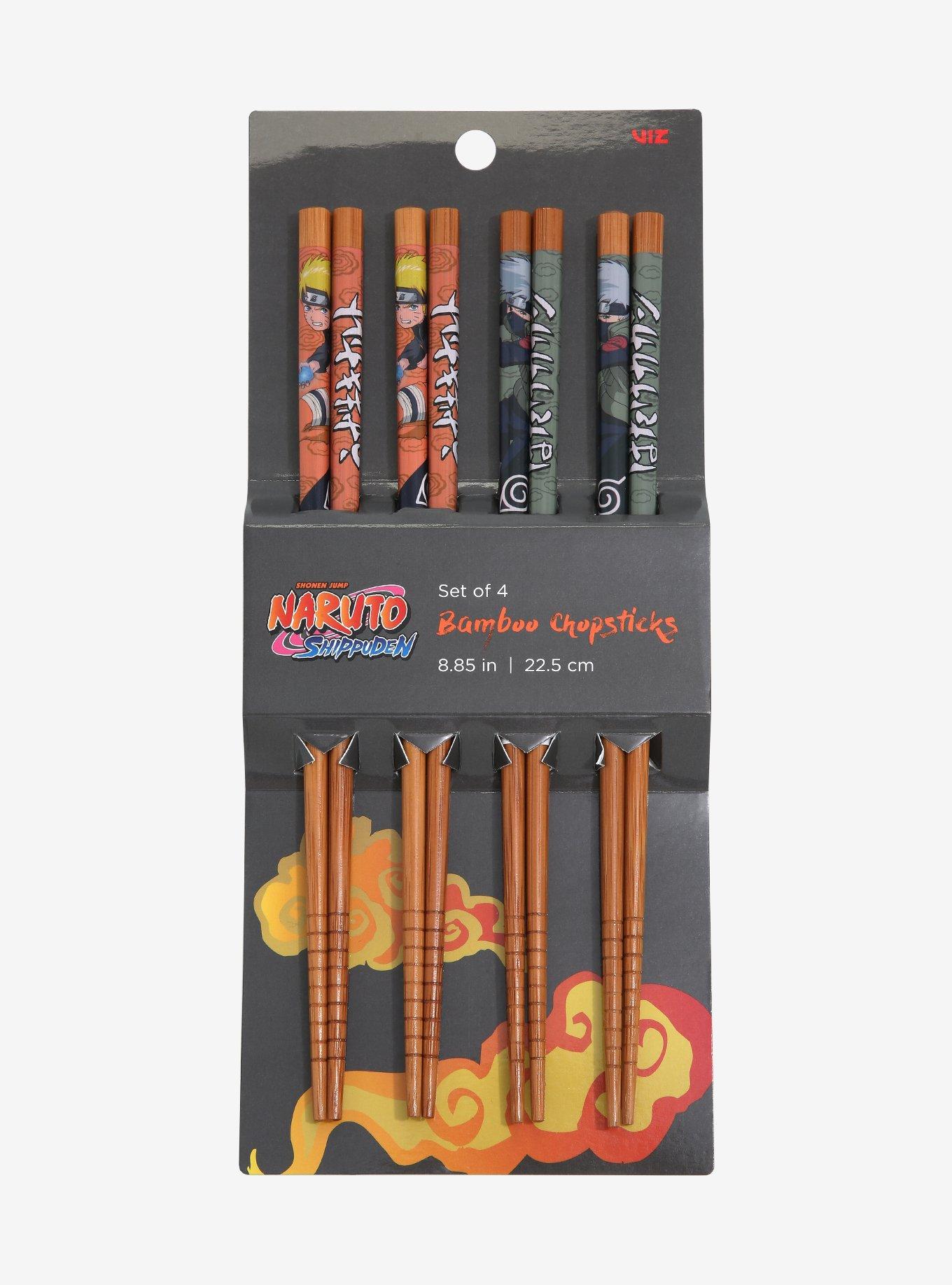 Naruto Shippuden Kakashi & Naruto Chopstick Set | BoxLunch