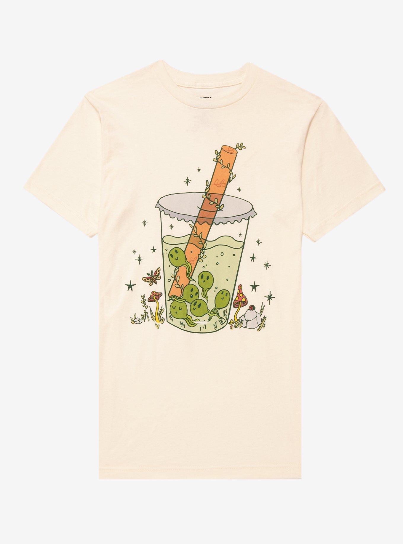 Tadpole Boba Boyfriend Fit Girls T-Shirt | Hot Topic
