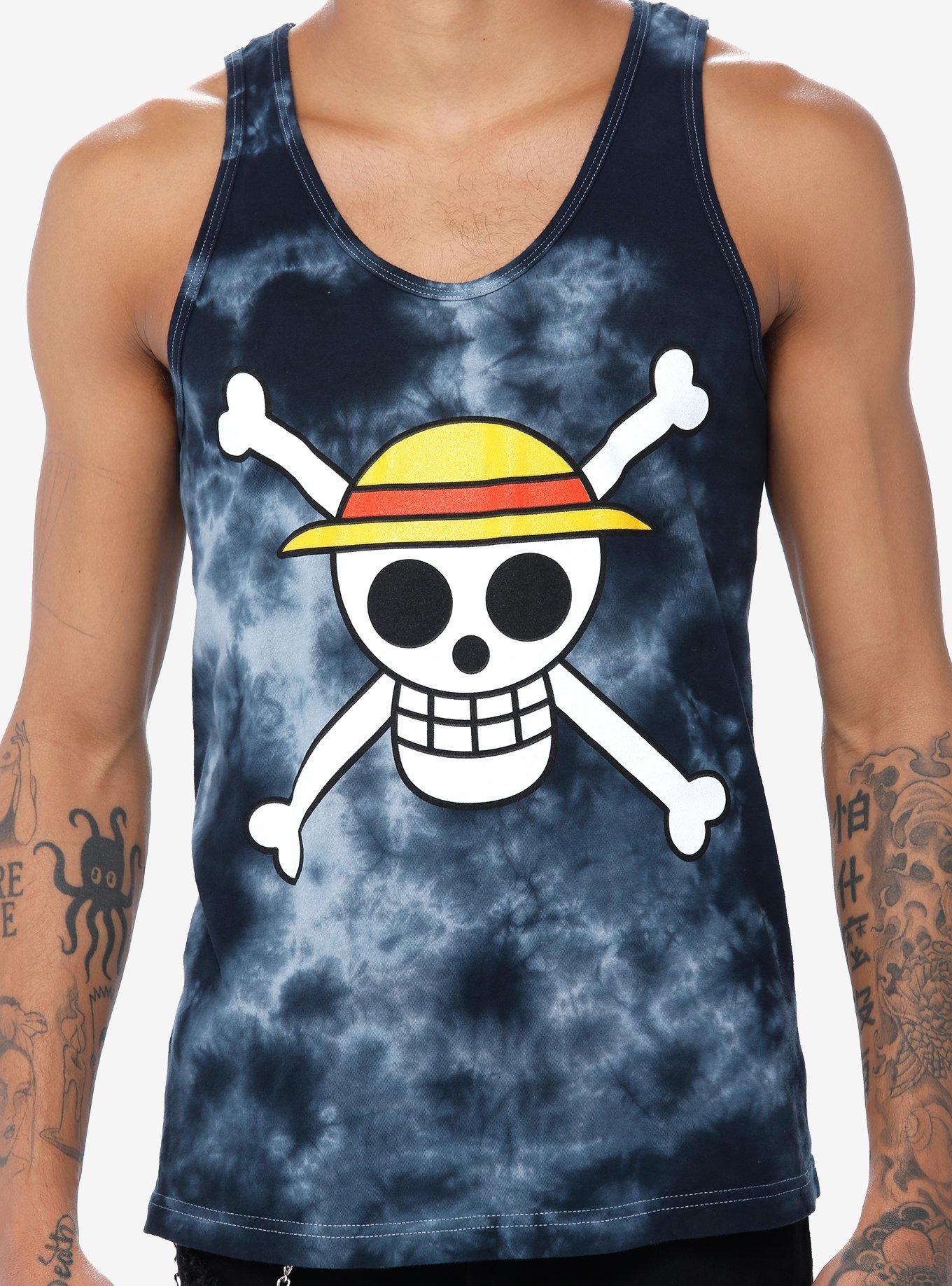 One Piece Skull Tie-Dye Tank Top | Hot Topic