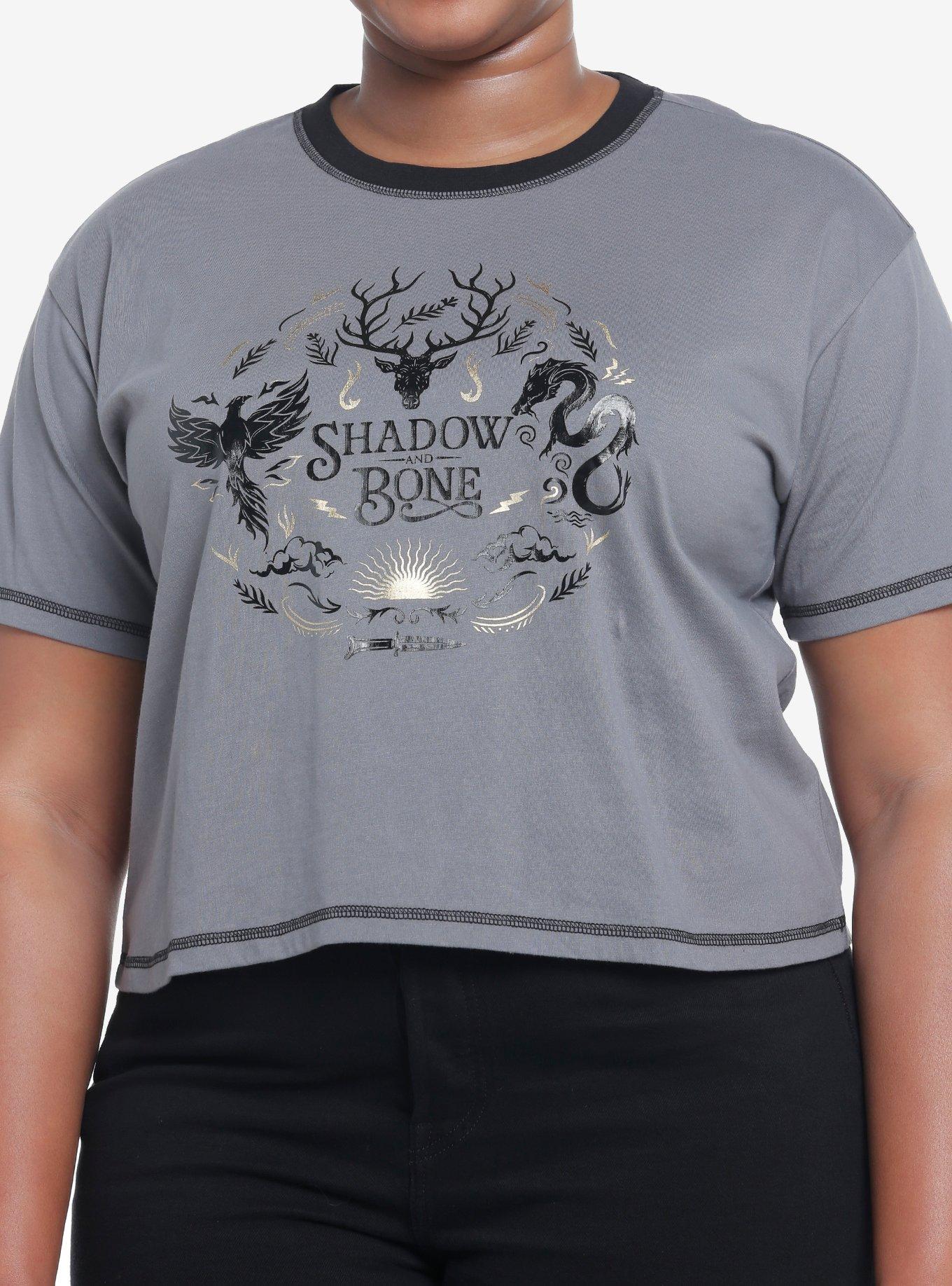 Shadow And Bone Amplifiers Girls Crop T-Shirt Plus Size | Hot Topic
