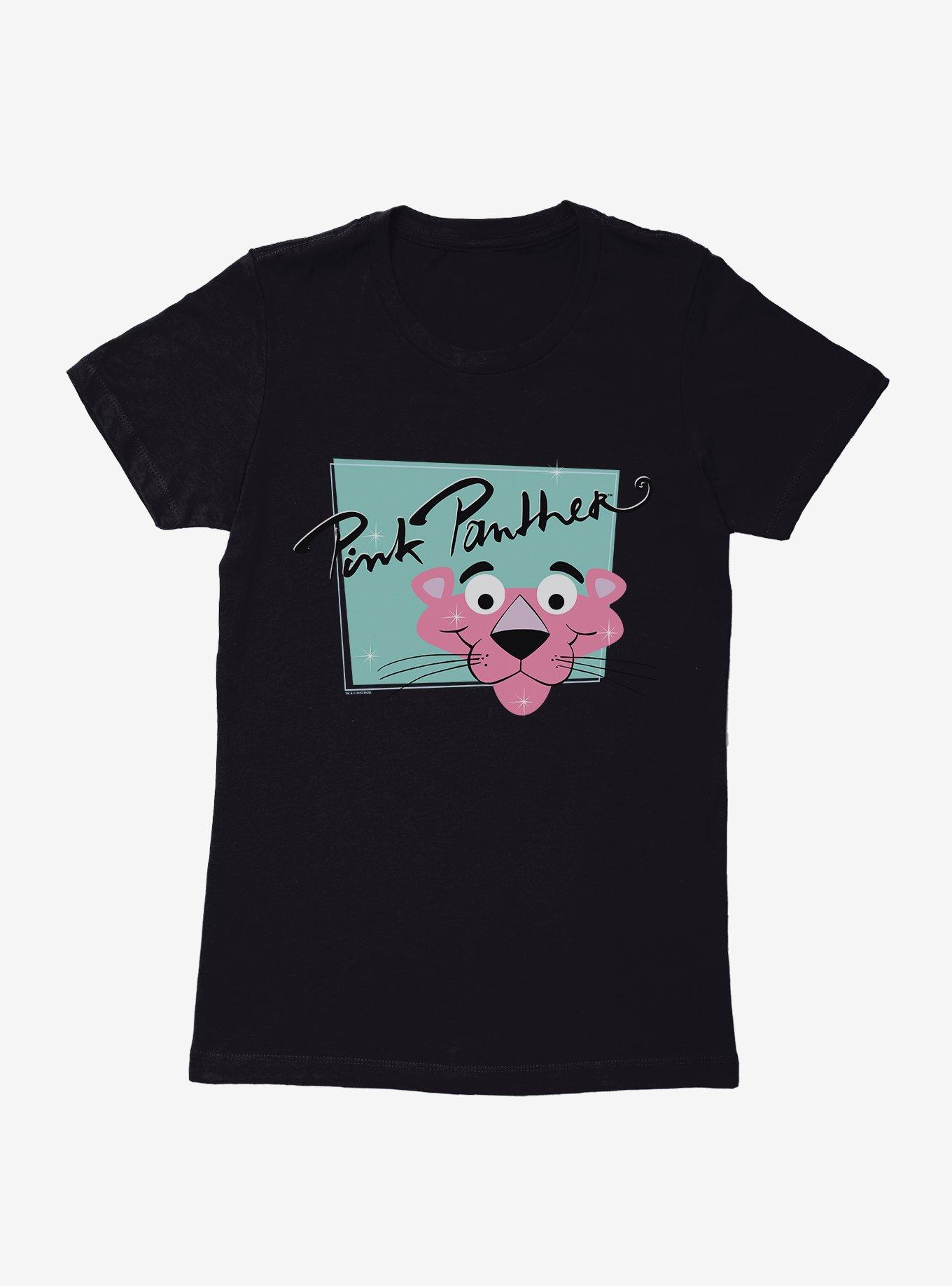 Pink Panther Cursive Smirk Womens T-Shirt | BoxLunch