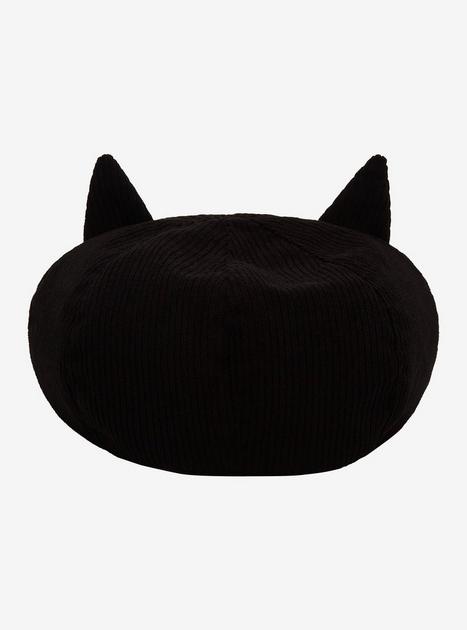 Black Cat 3D Ears Beret | Hot Topic