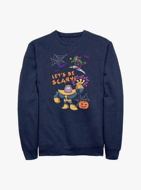 Marvel Avengers Villains Let's Be Scary Sweatshirt - BLUE | Hot Topic