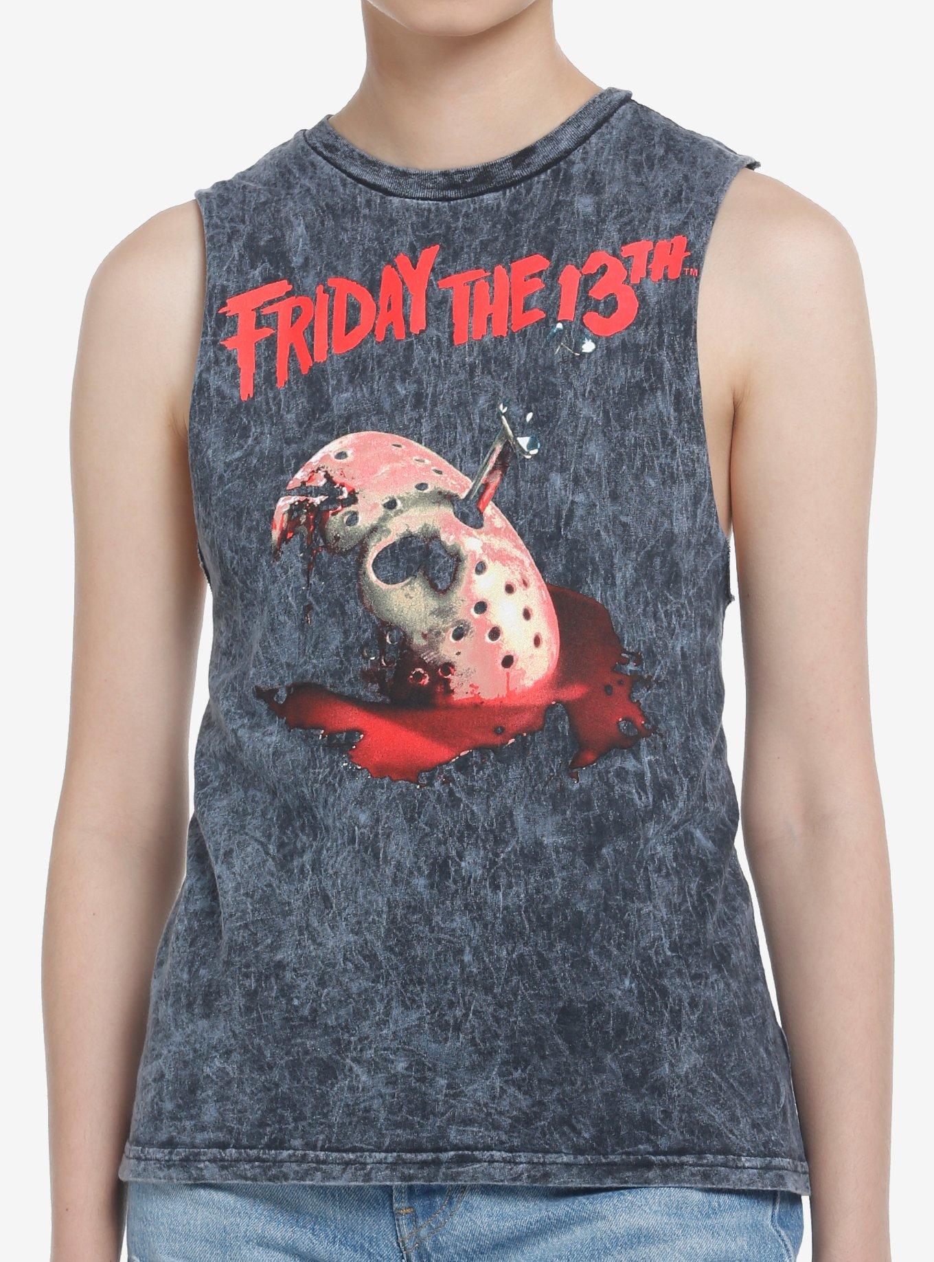 Friday The 13th Jason's Mask Girls Muscle Tank Top | Hot Topic
