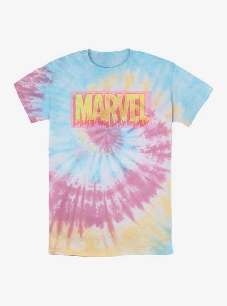 Marvel Logo Drip Tie Dye T-Shirt - MULTI | Hot Topic