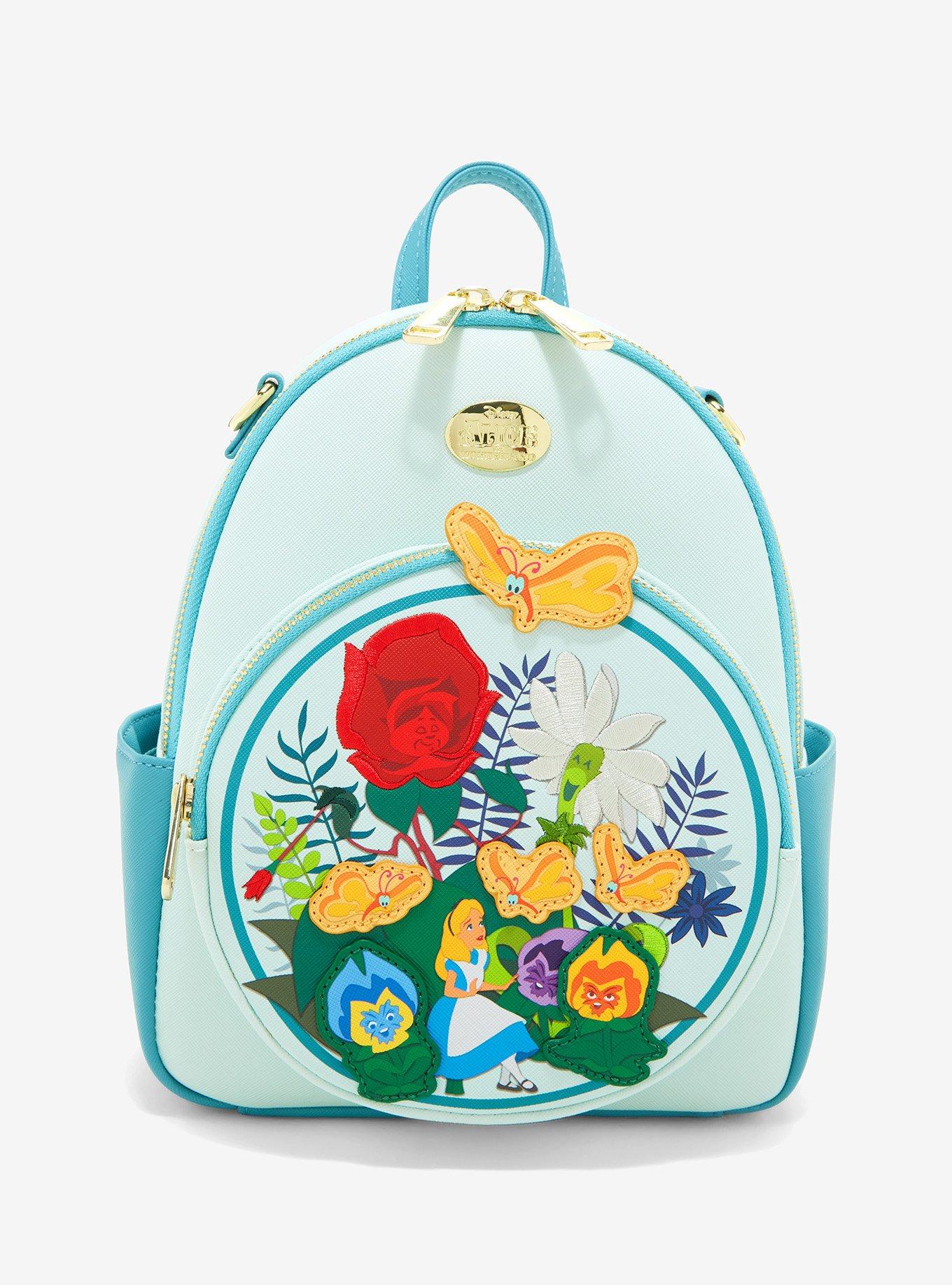 Disney Alice In Wonderland Singing Flowers Mini Backpack Boxlunch