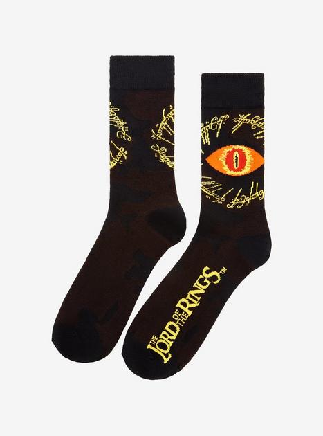 The Lord Of The Rings Eye Of Sauron Crew Socks | Hot Topic