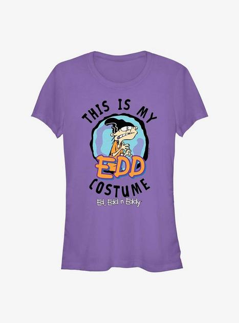 Cartoon Network Ed, Edd n Eddy My Edd Costume Girls T-Shirt - PURPLE ...