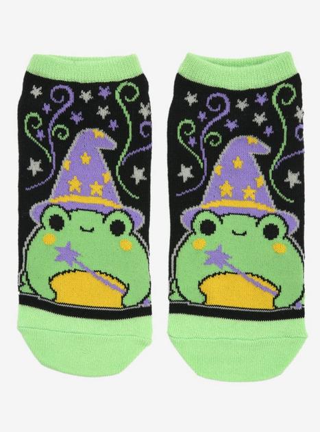 Wizard Frog No-Show Socks | Hot Topic