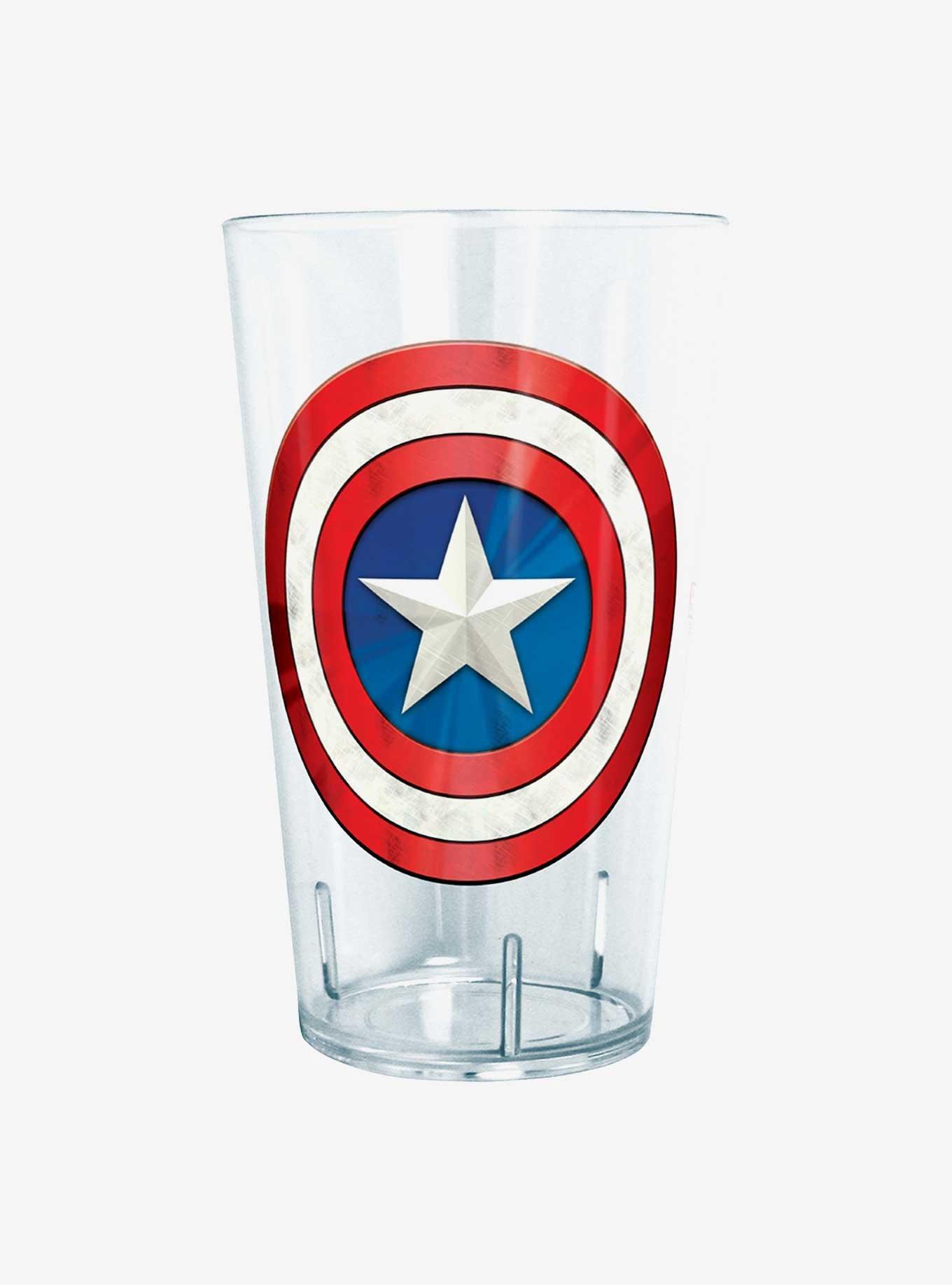Marvel Captain America Shield Tritan Cup - CLEAR | BoxLunch